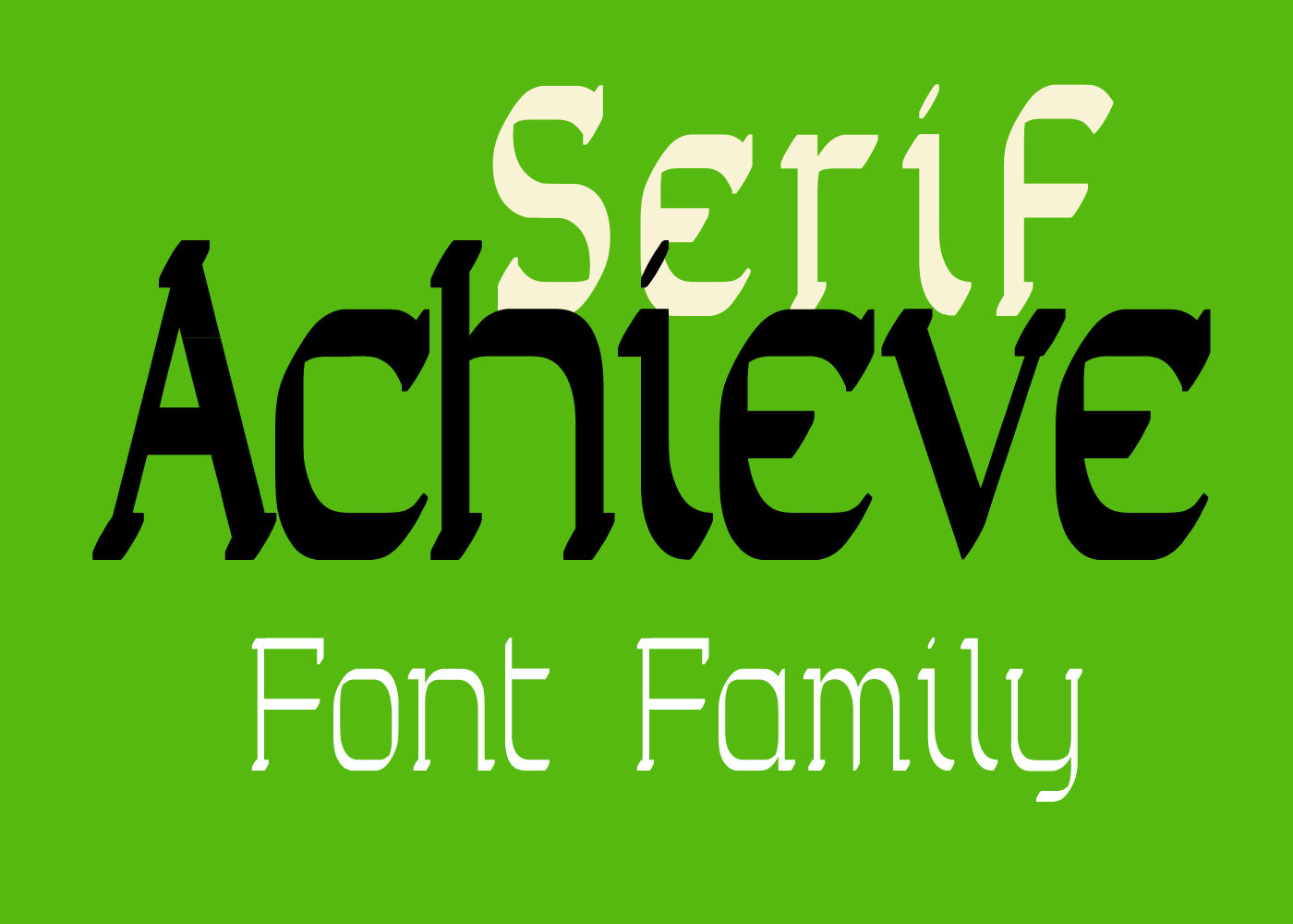 PVF AchieveSerif #Free #Square #Slab #Ditone #OTF #Font