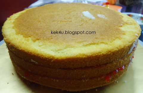 Kek4u Homemade Cakes and Chocolate: Kek sponge vanilla