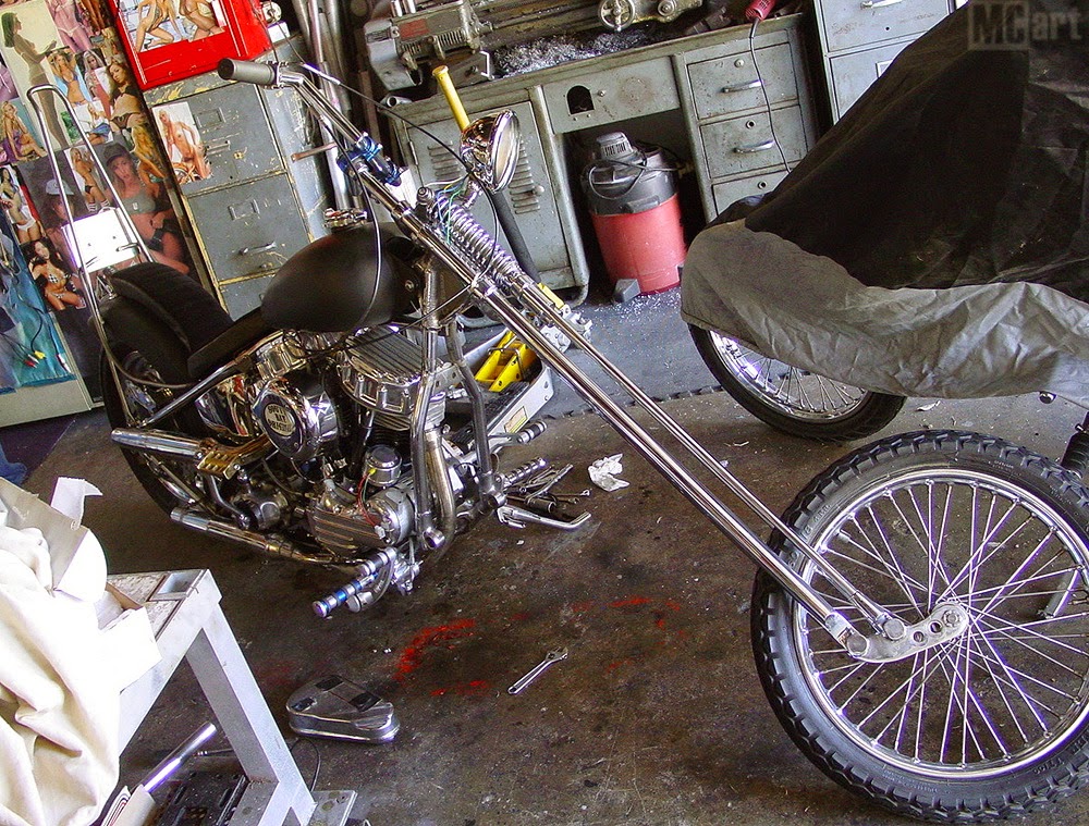MC Art/Motorcycle Art: The Chrome Frame Chronicles, Done but never Done
