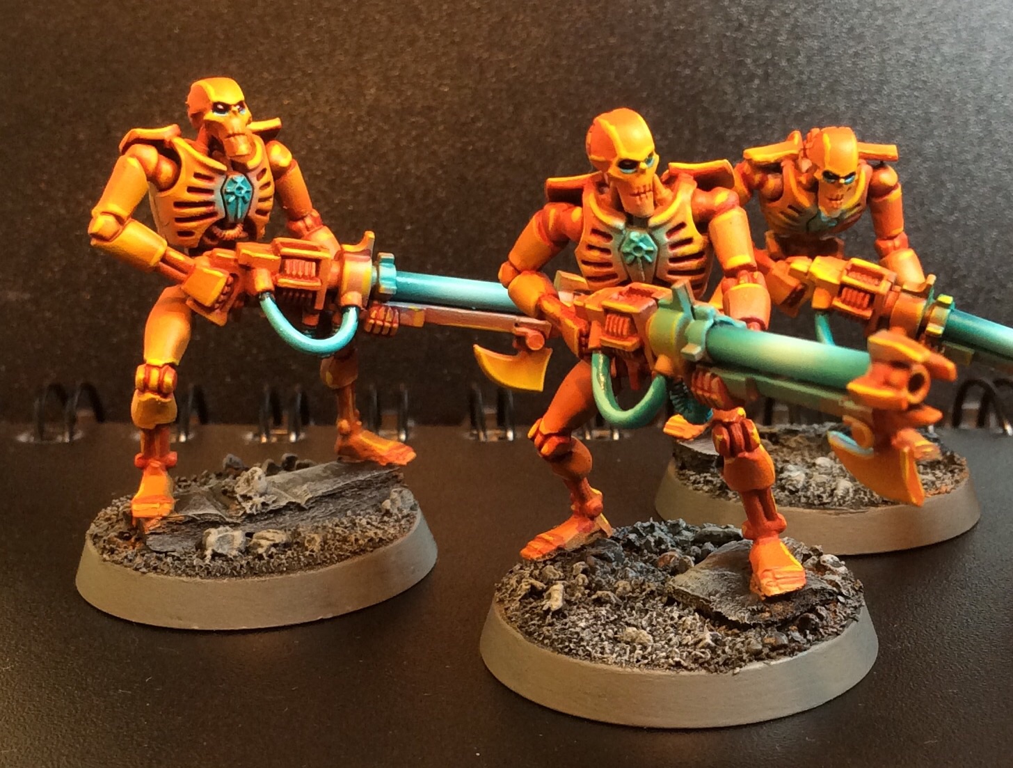 Tabletop Apocalypse: A Long Weekend - Part 2, Orange Necrons Abound