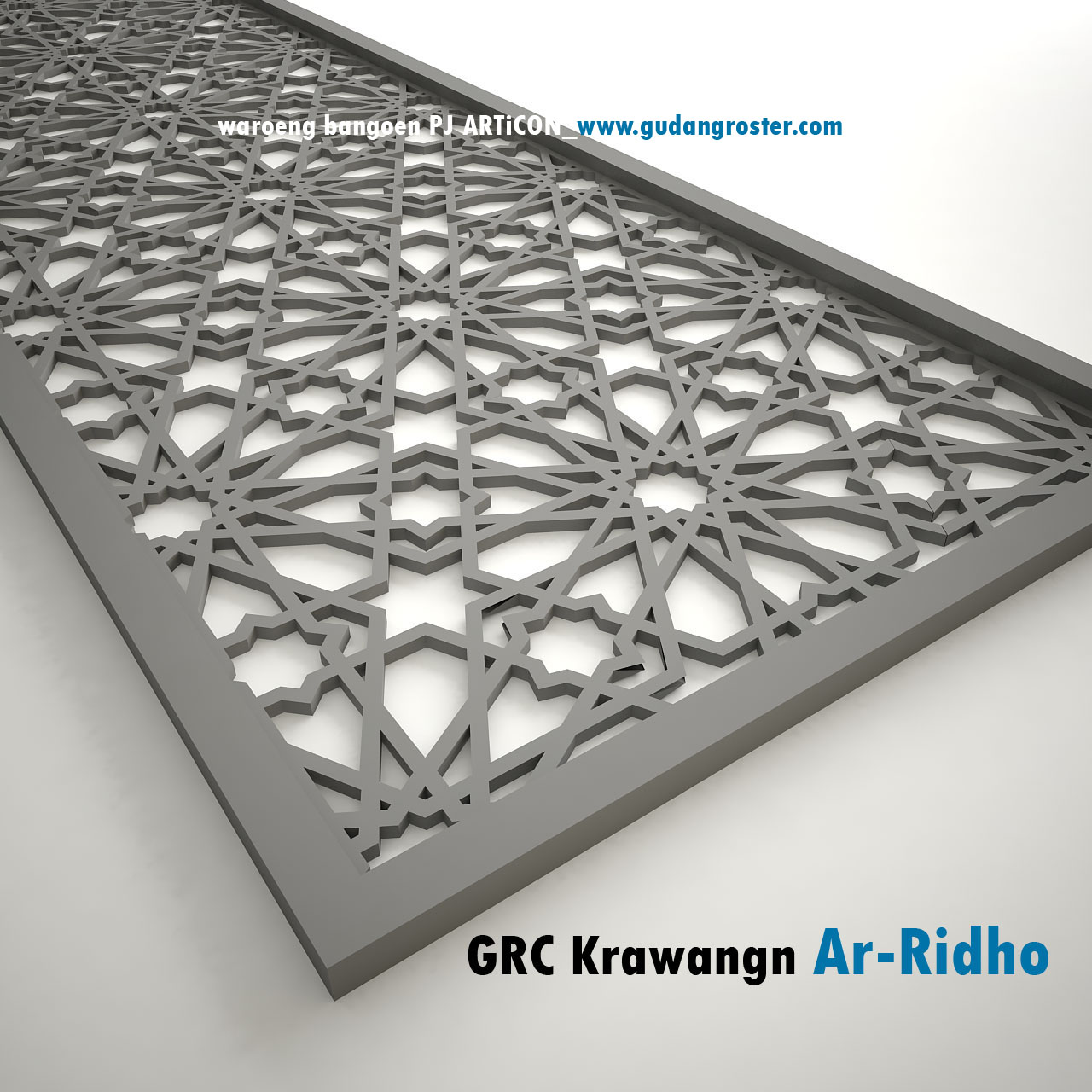 GRC ARTIKON: Alternatif Desain/Motif GRC Krawangan (Islamic Geometric ...