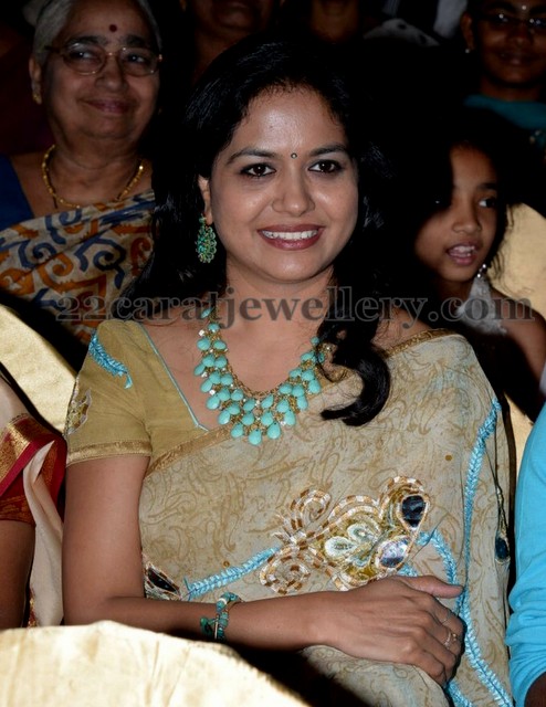 Sunitha Blue Turquoise Necklace - Jewellery Designs