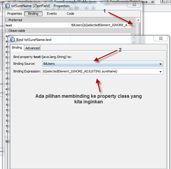 Josescalia: Binding Komponen di Java Swing