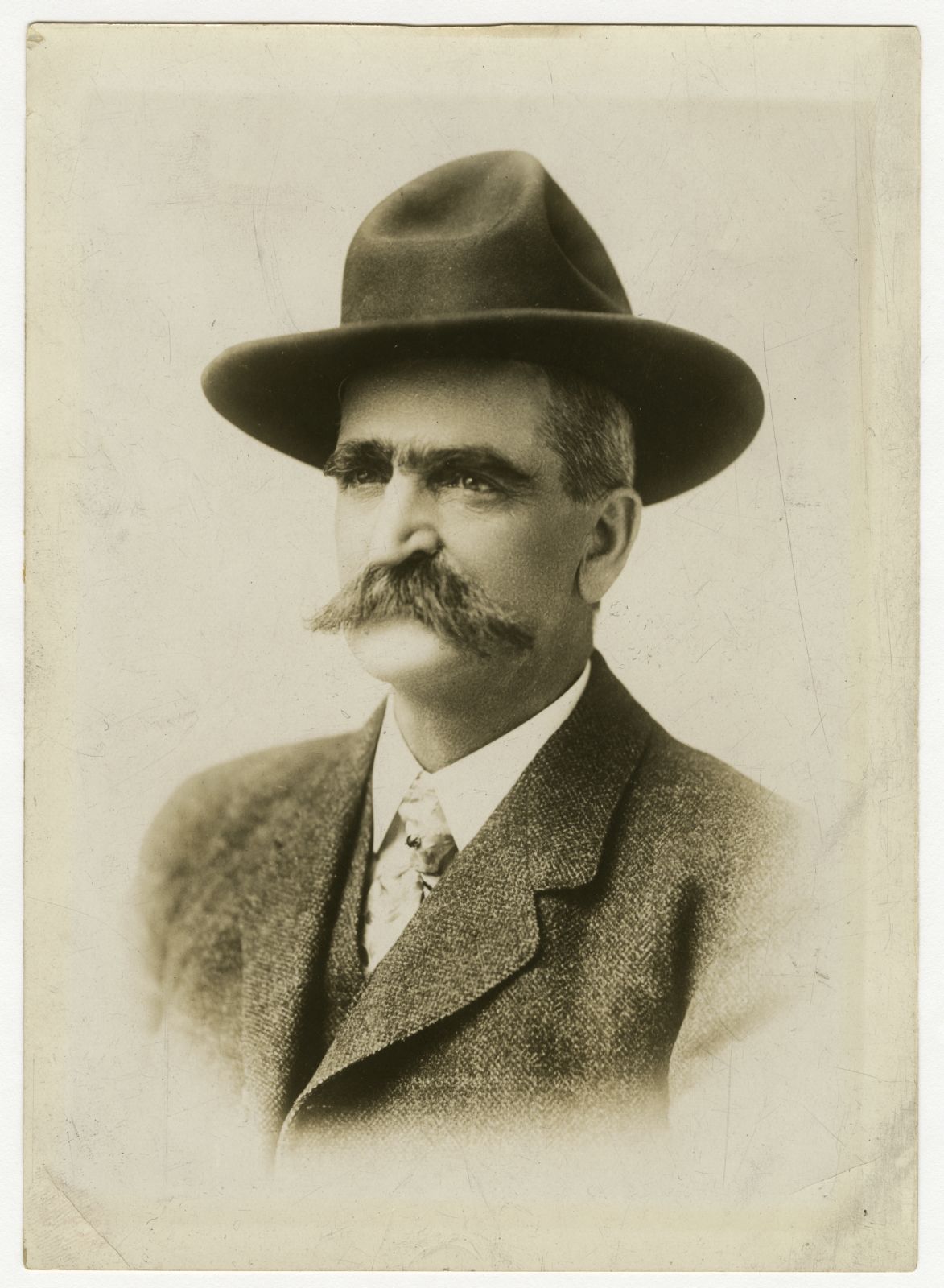 Sheriff Seth Bullock in old Deadwood Newspapers ~ It's Harder Not To