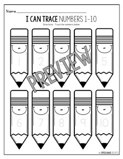 Emily Jane Creates: SEPTEMBER NO PREP LITERACY AND MATH PACKET