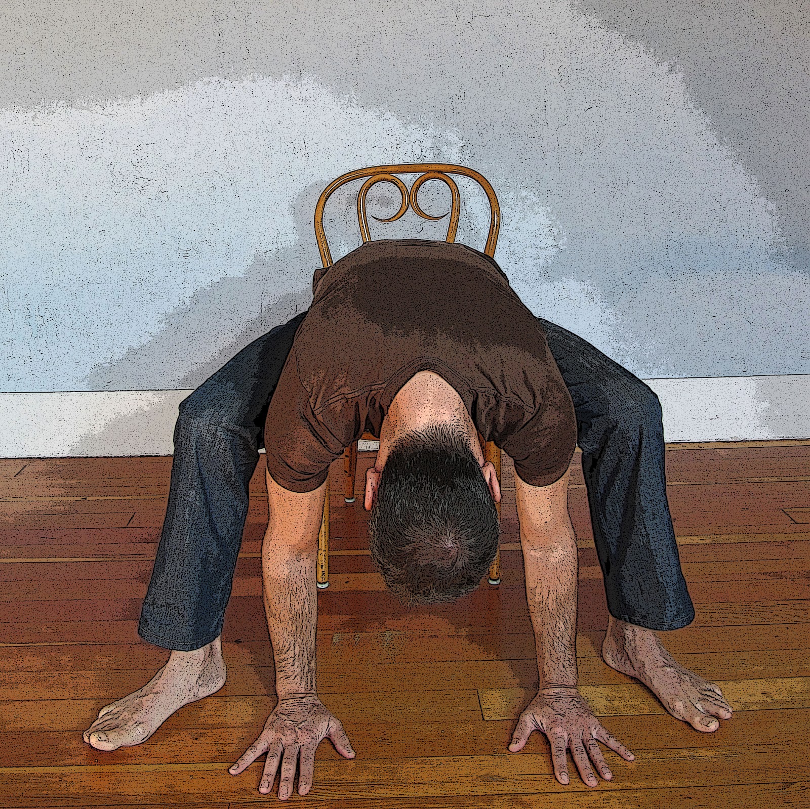 Healthy Everywhere: Featured Pose: Chair Seated Forward Bend