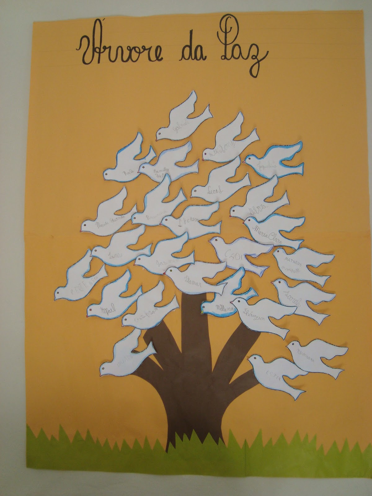 Cartaz Da Paz Educação Infantil - RETOEDU