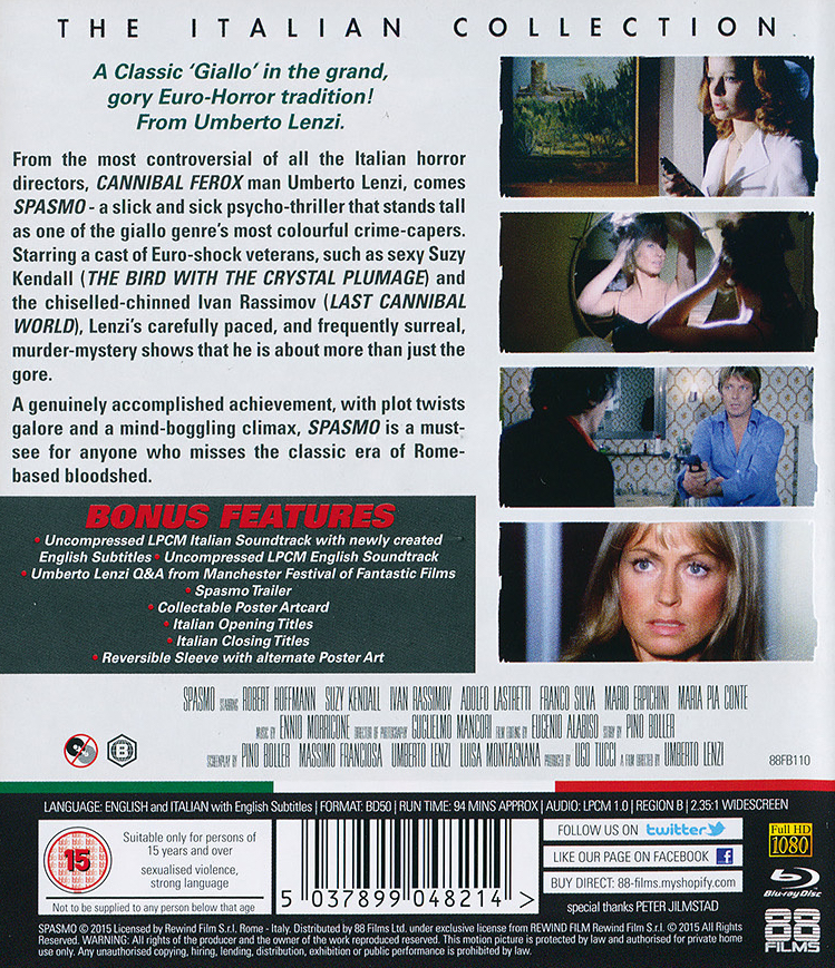 blu-ray and dvd covers: 88 FILMS ITALIAN COLLECTION UK BLU RAY: #1 ...