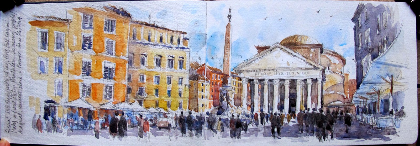 Drawing Perspectives: The First Pancake