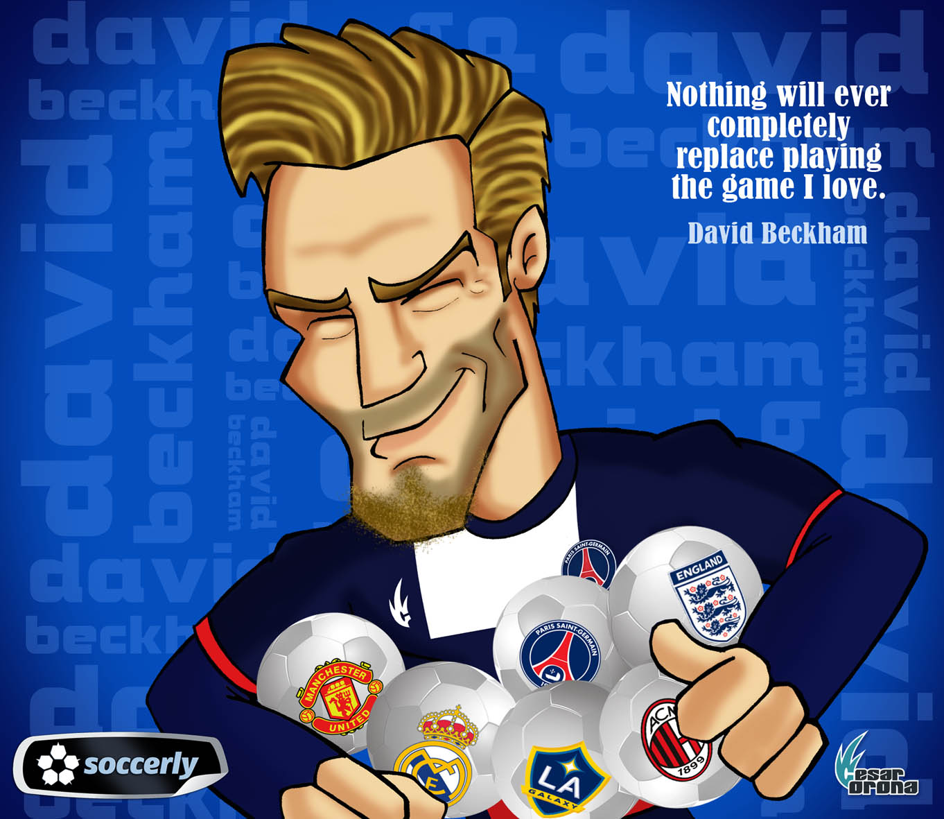Bye David Beckham para: soccerly.com