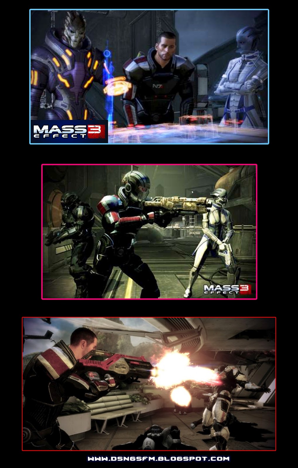 DSNG'S SCI FI MEGAVERSE: MASS EFFECT 3 GALLERY, NEW CLIPS AND SCI FI ...