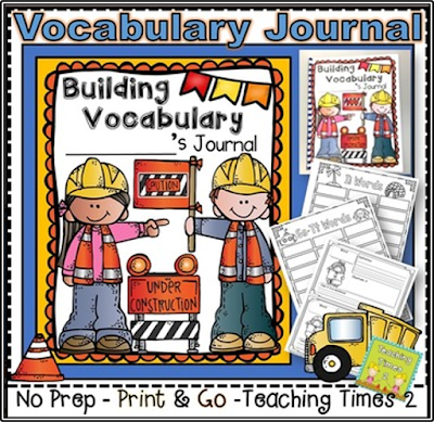 Vocabulary Journals - Teaching Times 2