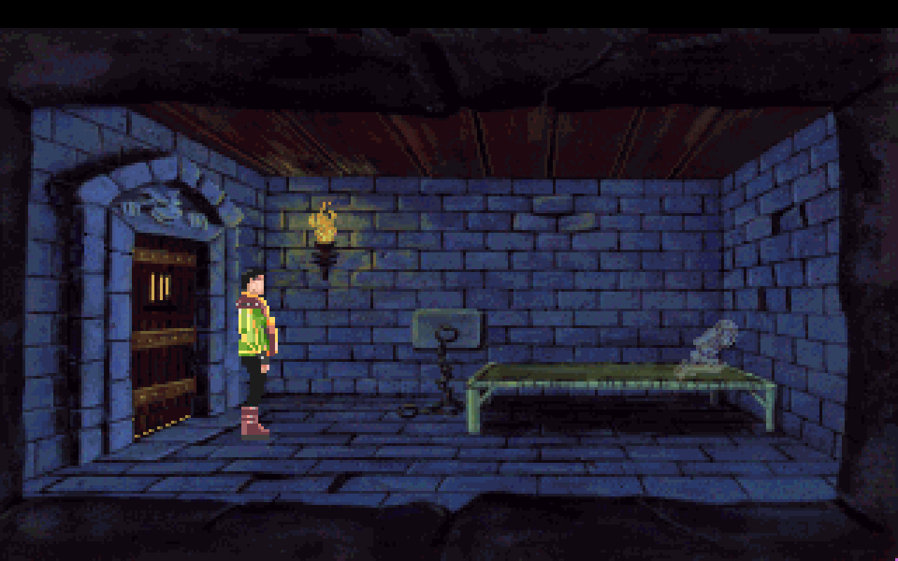 304: Foreground objects in adventure game scenery