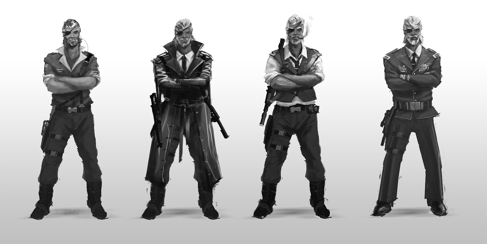 portfolio: Metal Gear Reboot Designs