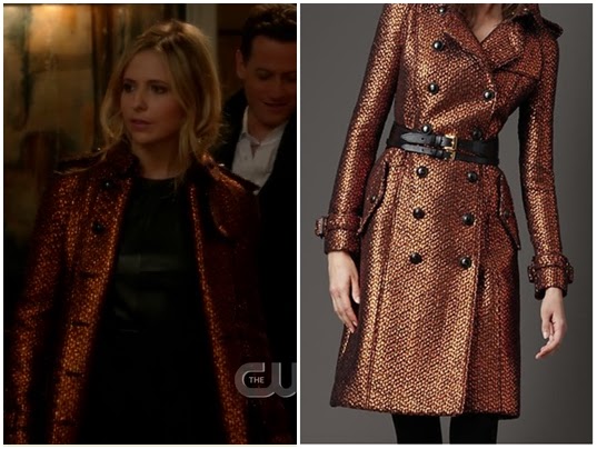 Ringer: Season 1 Episode 15 Bridget's Metallic Coat | Shop Your TV