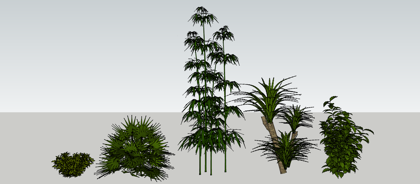 N-3D: SketchUp Vegetation Models