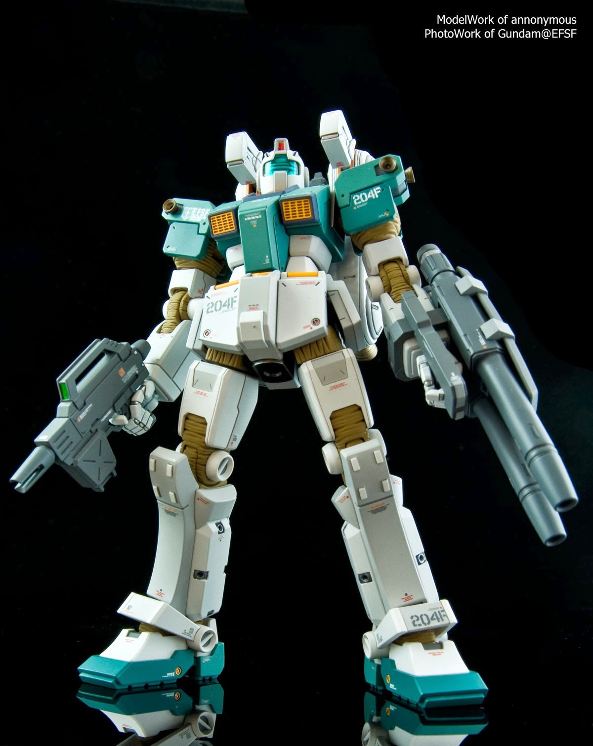 HGGT 1/144 RGM-79 GM (Thunderbolt ver.) - Painted Build + Photography