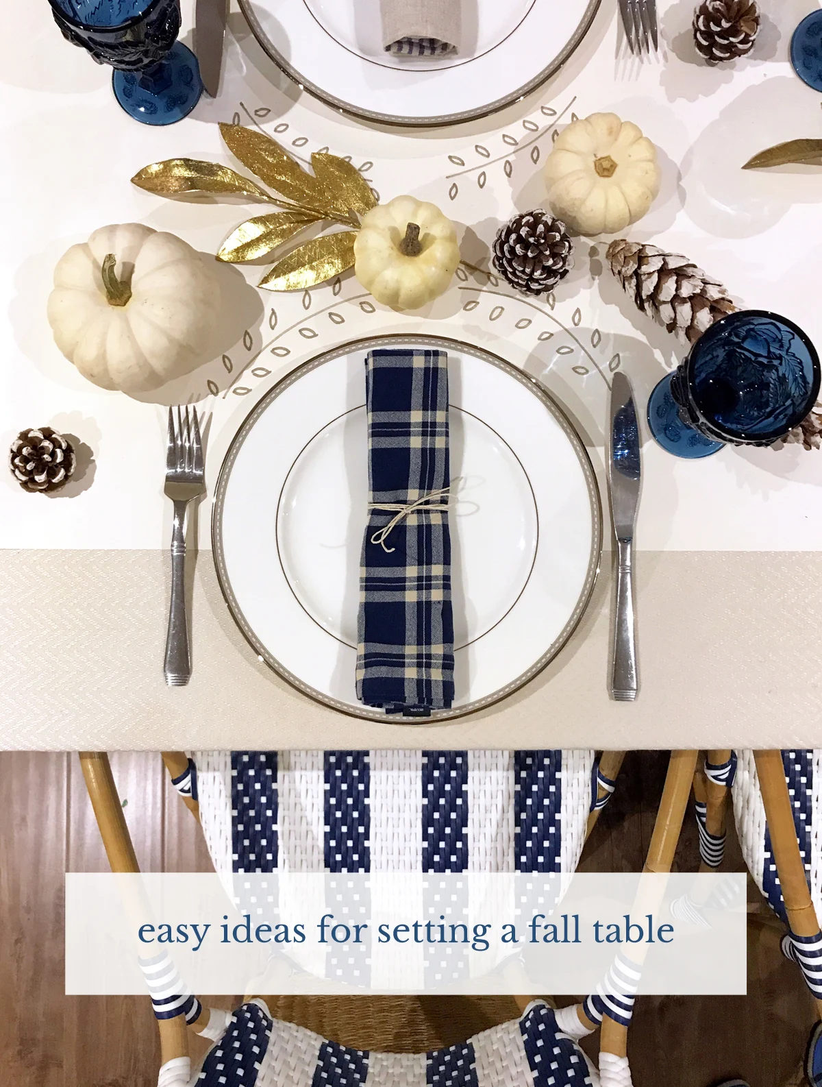 Easy Ideas for Setting A Fall Table - Rambling Renovators