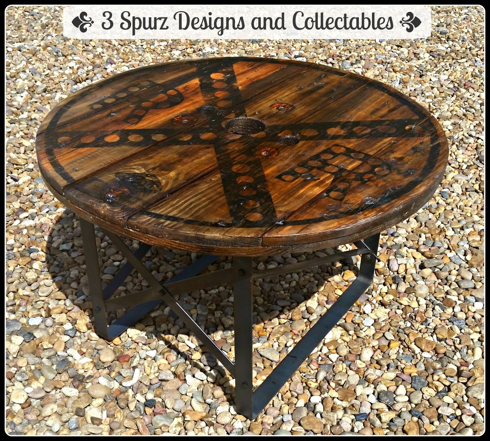 3 Spurz DandC Repurposed /Refurbished Creations!!: Industrial spool ...