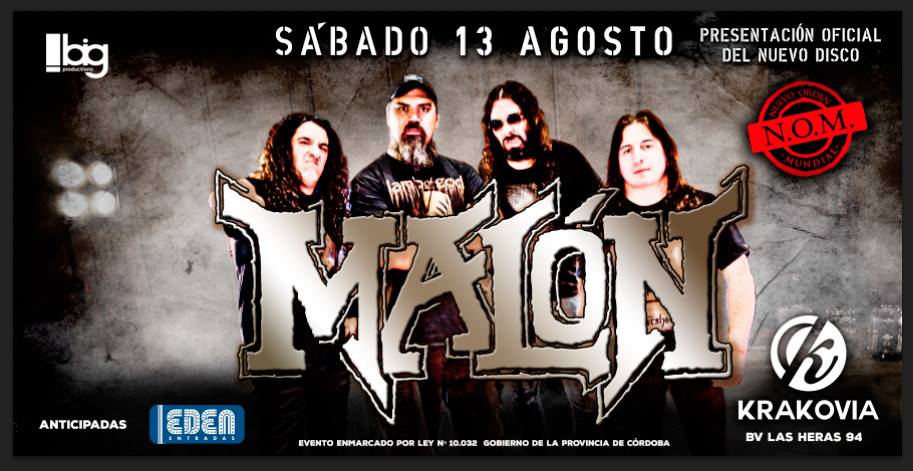 MI PASION ROCK: MALON... TOUR 2016 ARGENTINA - USA