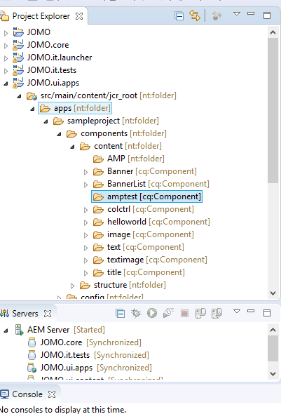 AEM/CQ5 : How to sync content,components and templates...etc files from ...