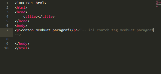 Belajar HTML Part 4 : Membuat Komentar di HTML - OTW Ngoding