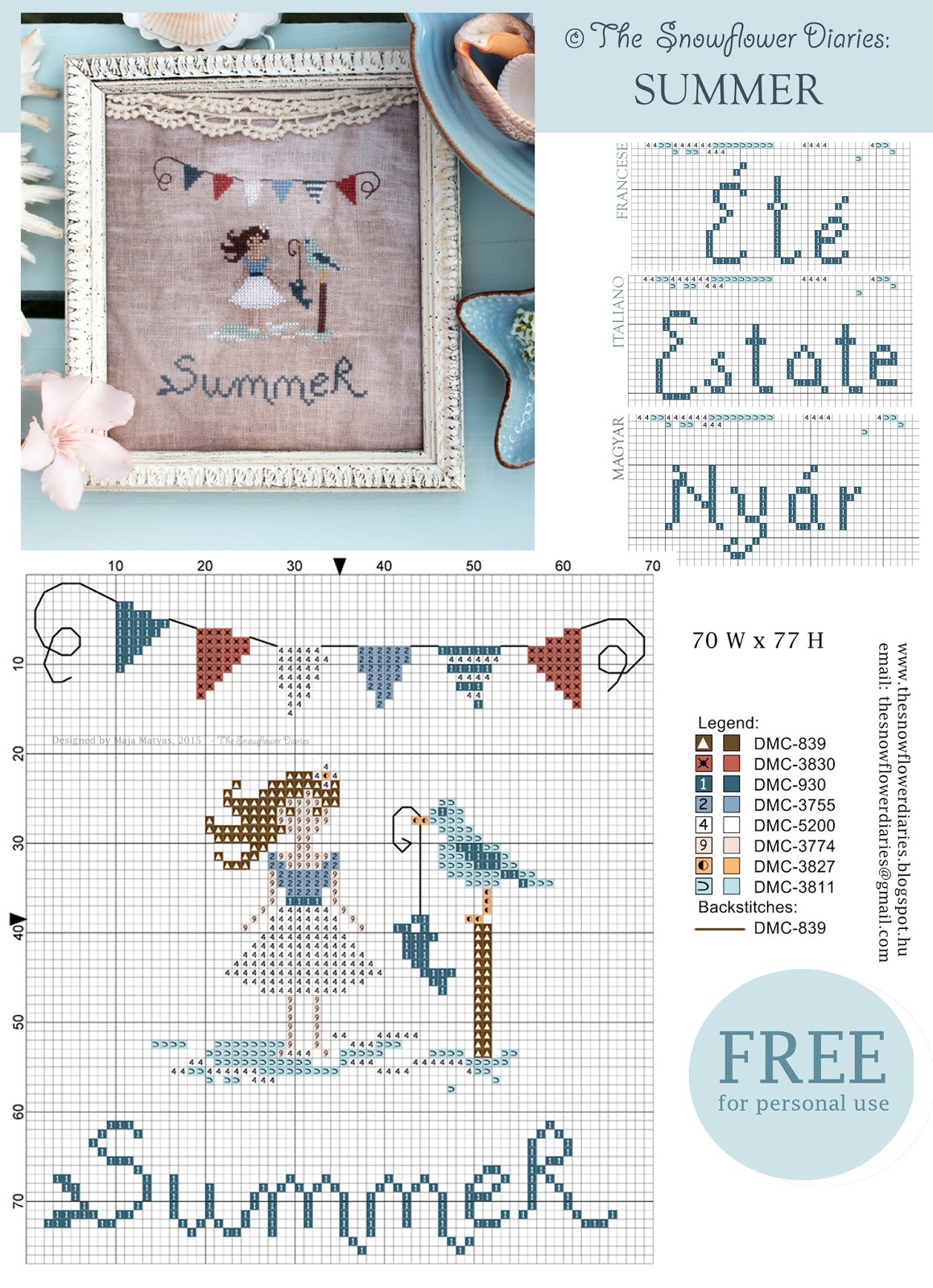 FREE SUMMER PATTERN:-))