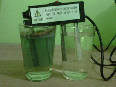 AIR HEXAGONAL BIO ENERGY SULI 5: Tes TDS dan ELEKTROLIZER