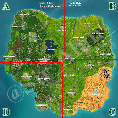 AcornVision Official Blog: Fortnite Battle Royale Map Drop Locations ...