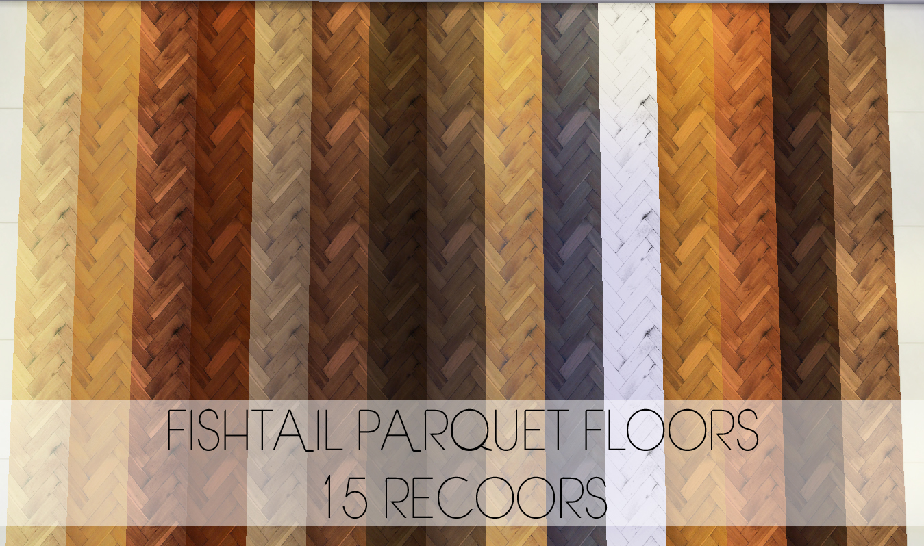 TS4: Fishtail Parquet Floor | History Lover's Sims Blog