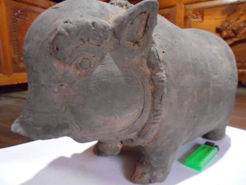 SIDOARJOANTIK GALLERY: Patung Terracotta Celengan Babi Majapahit Kuno Antik