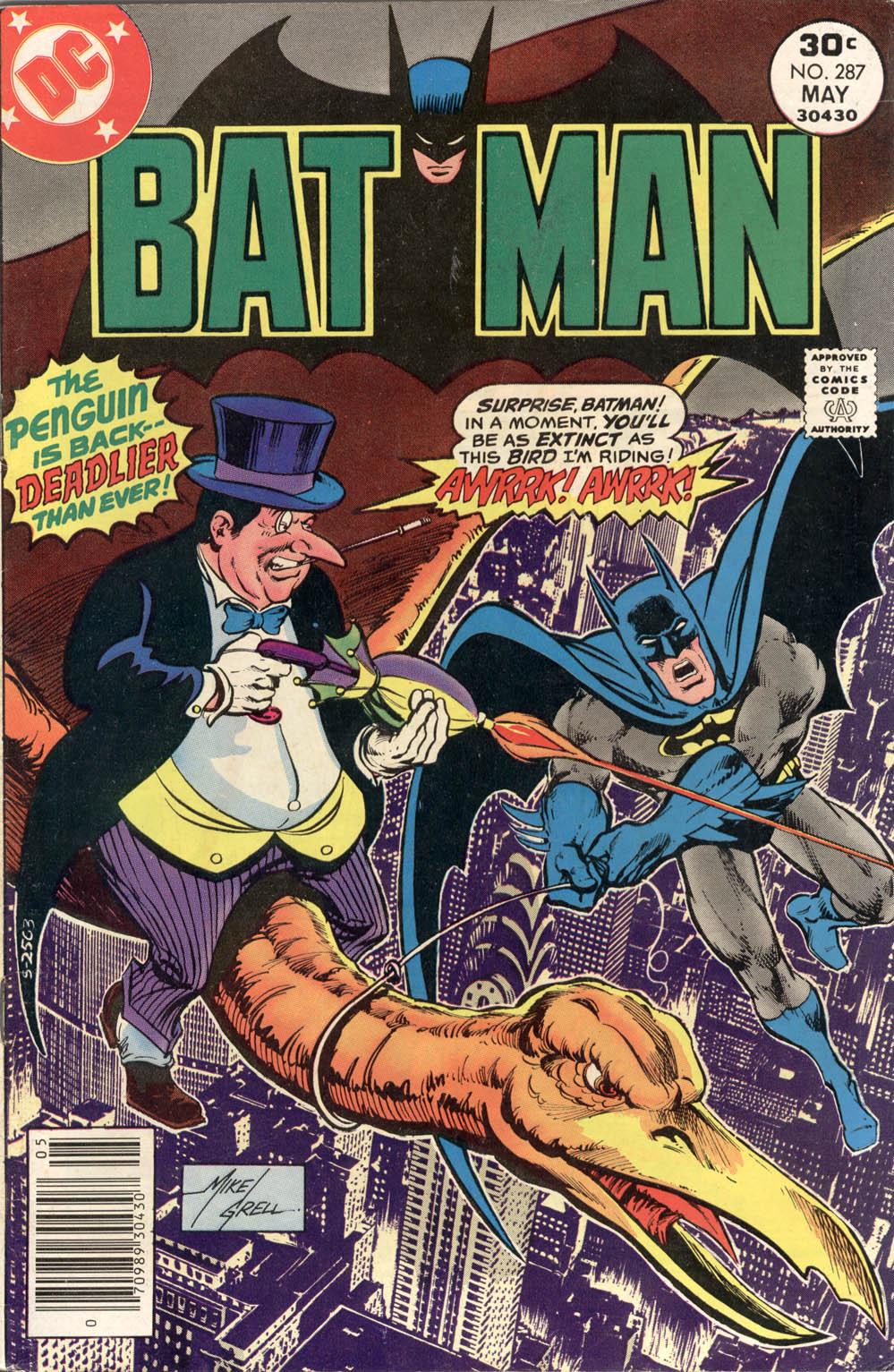 Batman #287 | Batman comic cover, Batman comic books, Vintage comic books