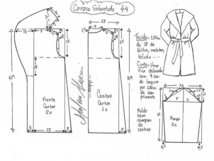 Elegant Overcoat ( Free Pattern)