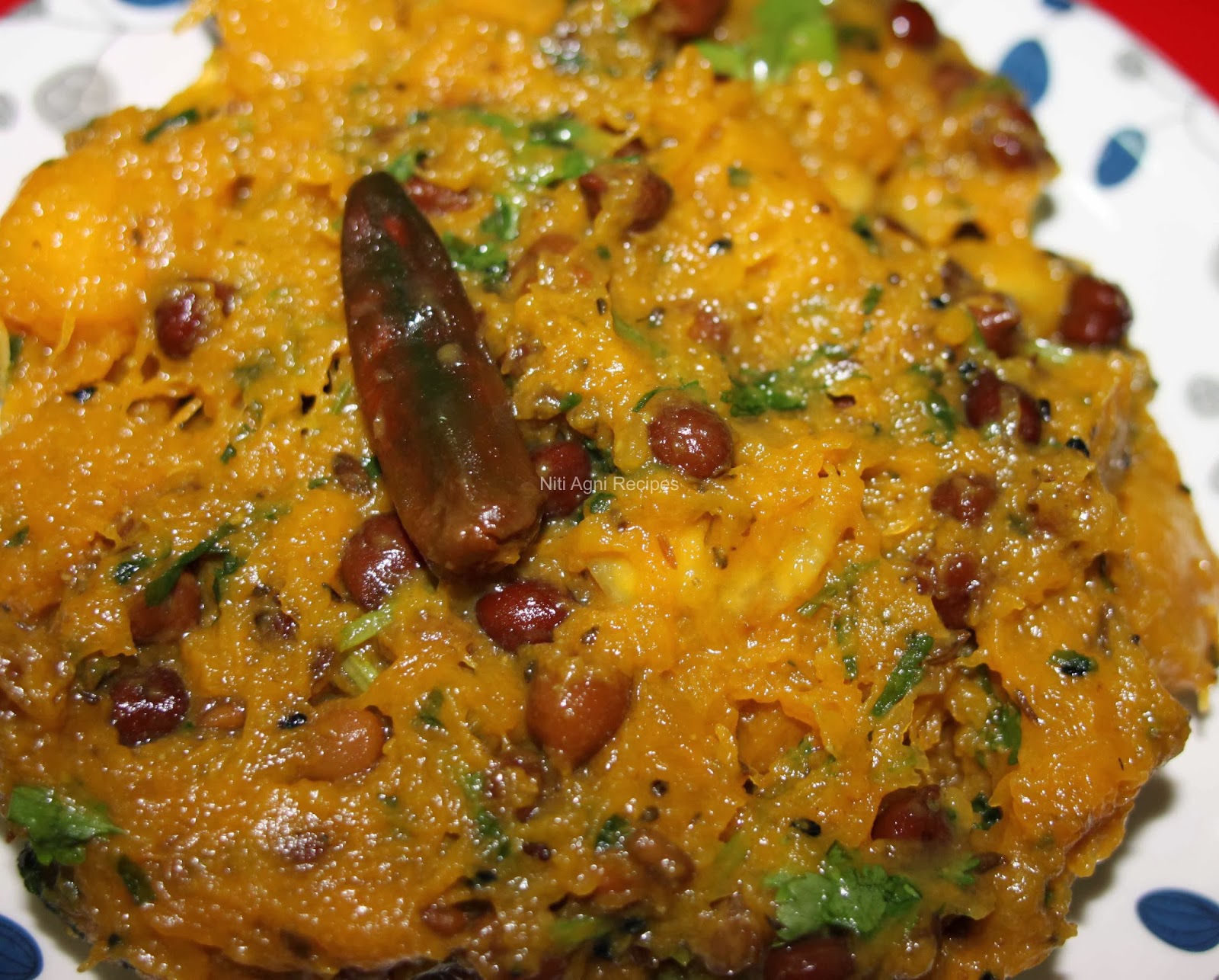 Niti Agni Recipes: Kaddu (Pumpkin) Ki Sabji