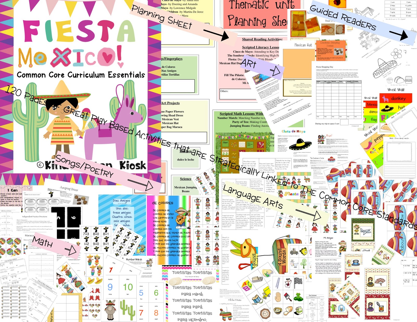 Kindergarten Kiosk: Cinco de Mayo Thematic Unit