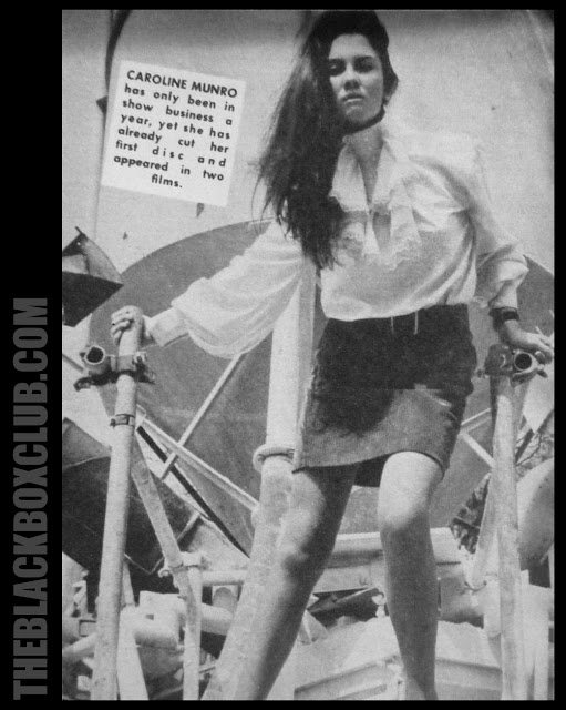 The Black Box Club: HAMMER FILMS: EARLY CAROLINE MUNRO GLAMOUR SHOTS ...