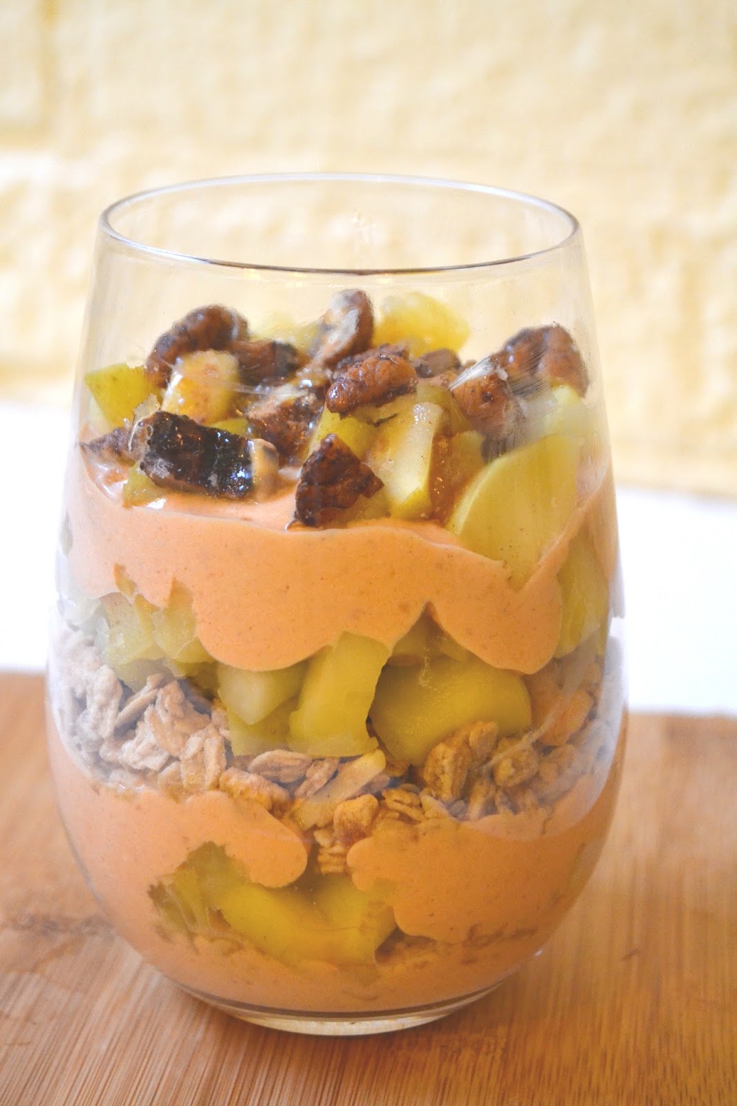 Caramel Apple Pumpkin Parfaits | The Nutritionist Reviews