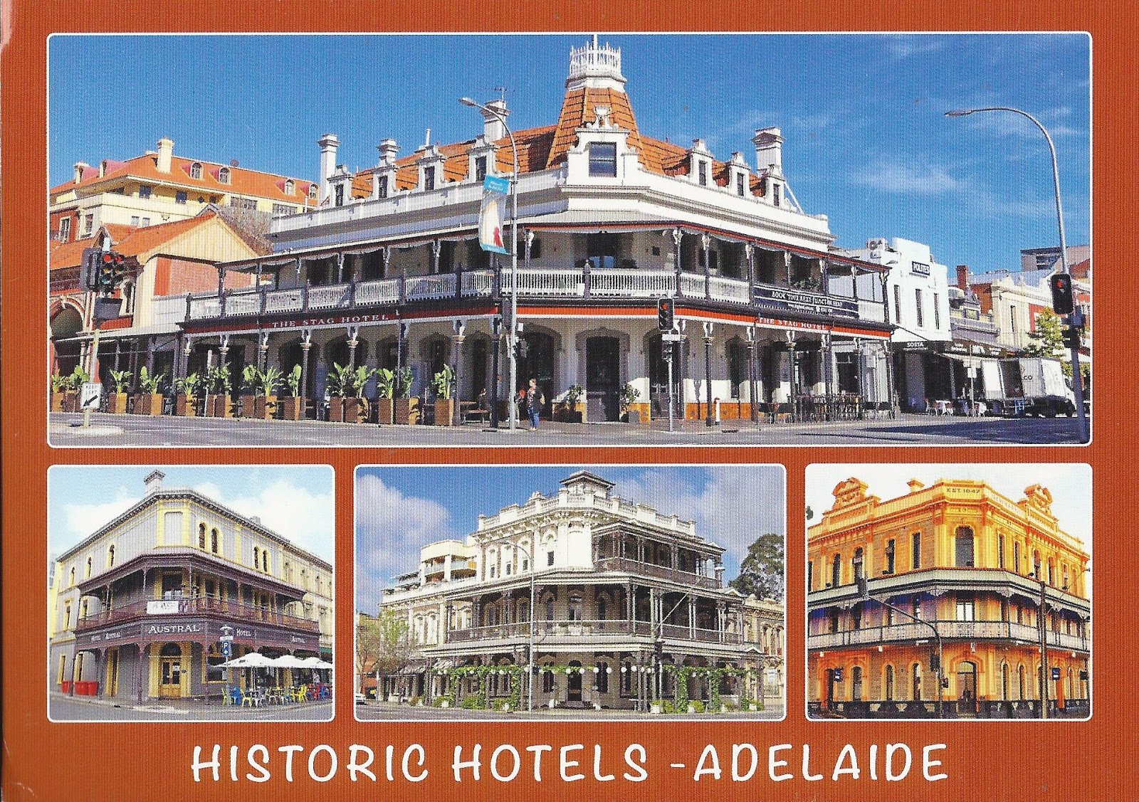 A Journey of Postcards: Historic Hotels - Adelaide | Australia