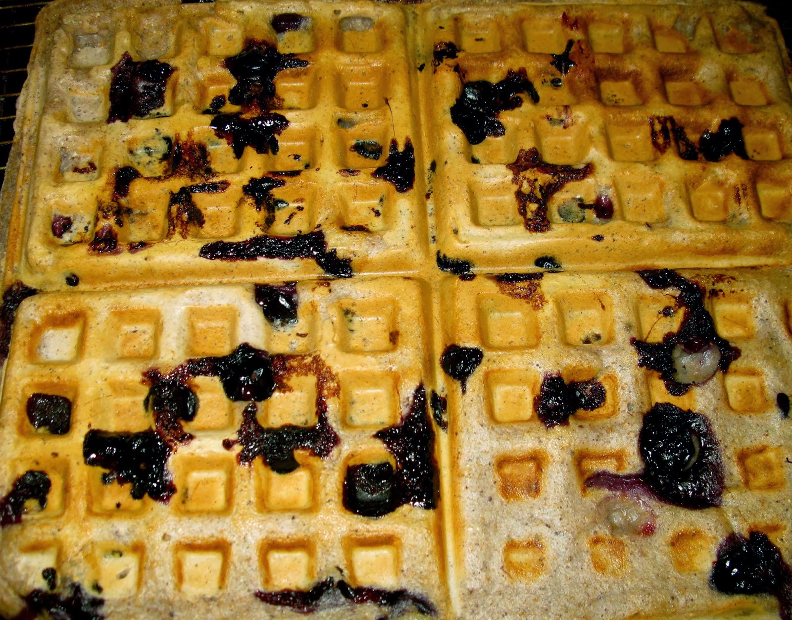 GOOD LIFE Living Well: FRESH BLUEBERRY-BLUE CORNMEAL WAFFLES; RECIPES ...