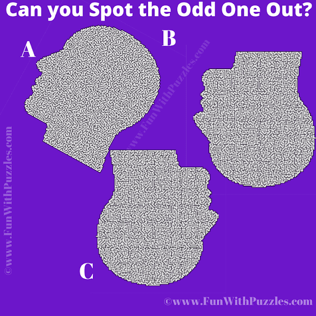 Fun Visual Puzzle: Teens Odd One Out Picture with Answer