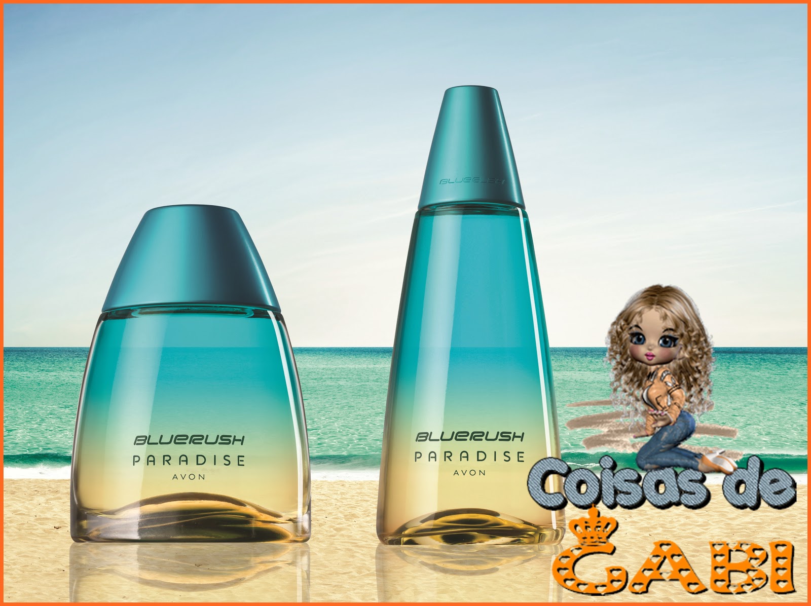 Coisas de Gabi: Novas Fragrâncias Avon Blue Rush Paradise