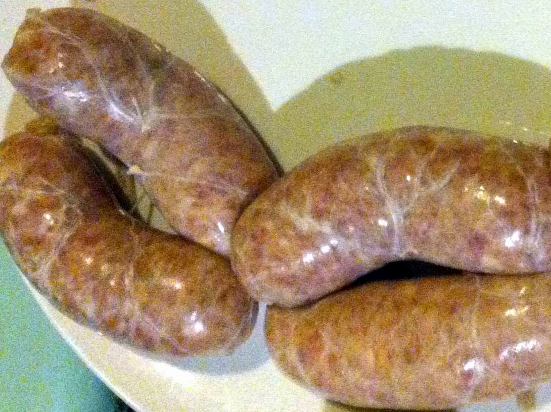 There is fennel in this sausage.