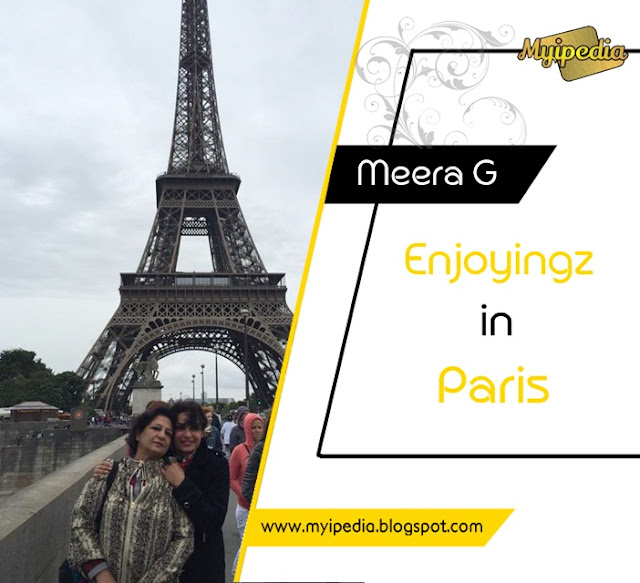 Paris Feels Proud to Welcome Meera G | Myipedia | TVC, Entertainment ...