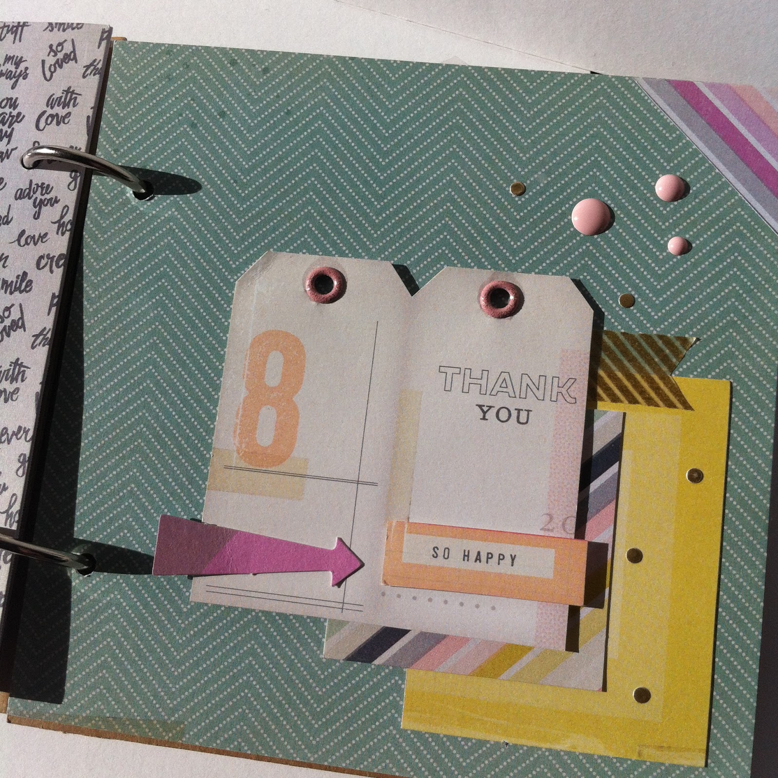 MINI ÁLBUM "NOTES & THINGS" | TRUE COLORS SCRAPBOOK