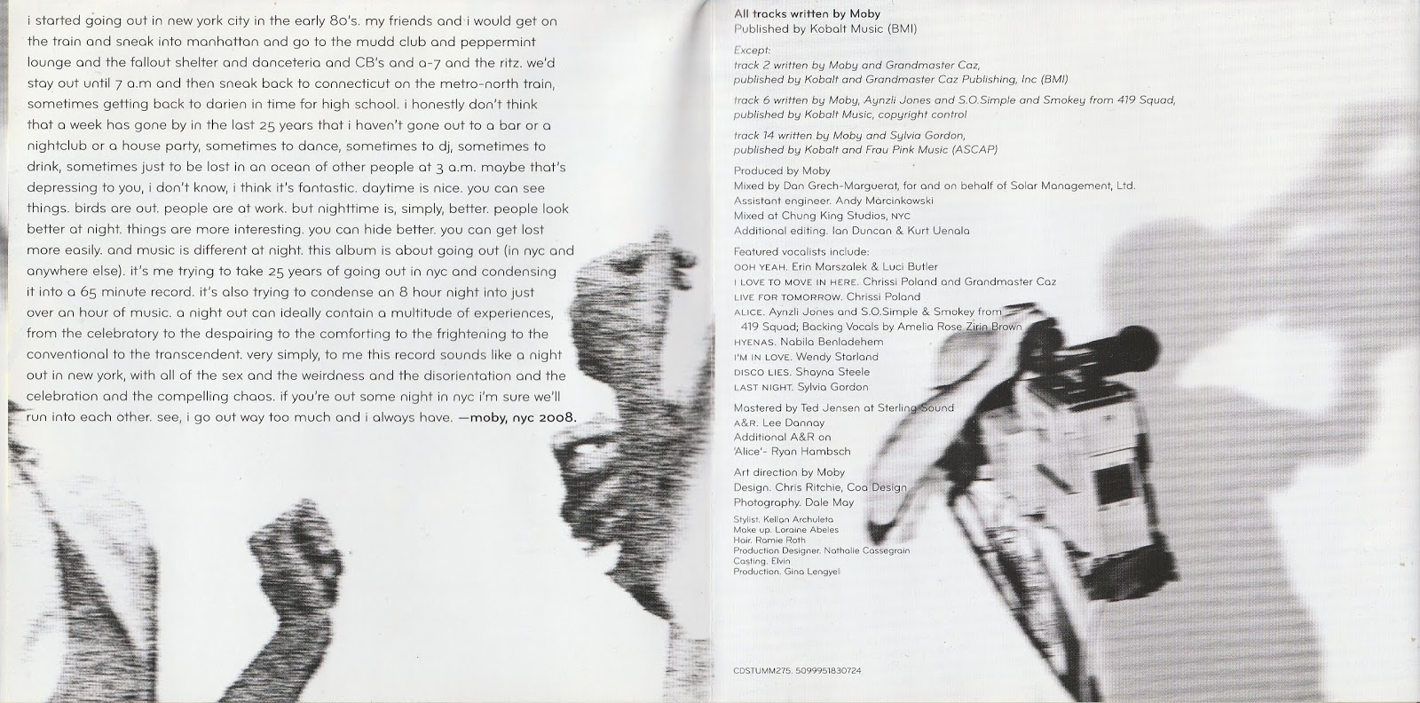 MOBY – LAST NIGHT – Blog di Stefano Fiorucci