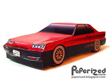 Nissan Skyline R30 RS-Turbo Papercraft | Paperized Crafts