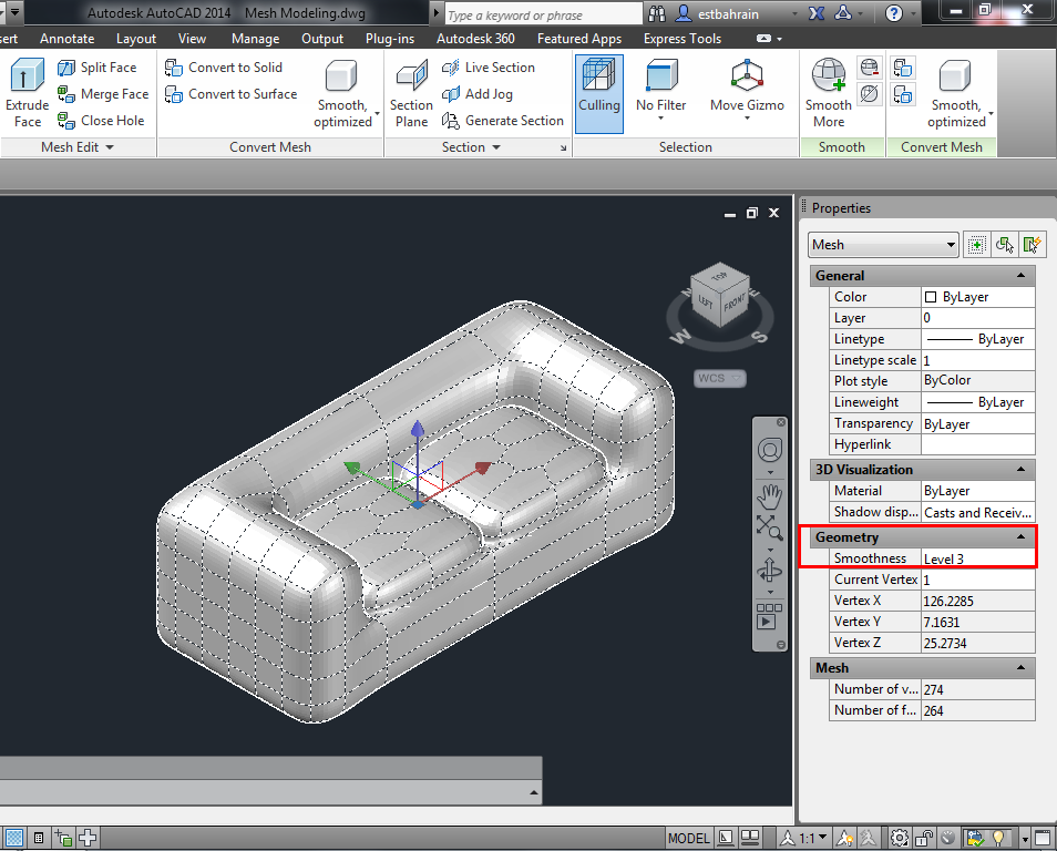 Engineering Services & Training-AutoCAD: Mesh Modeling in AutoCAD