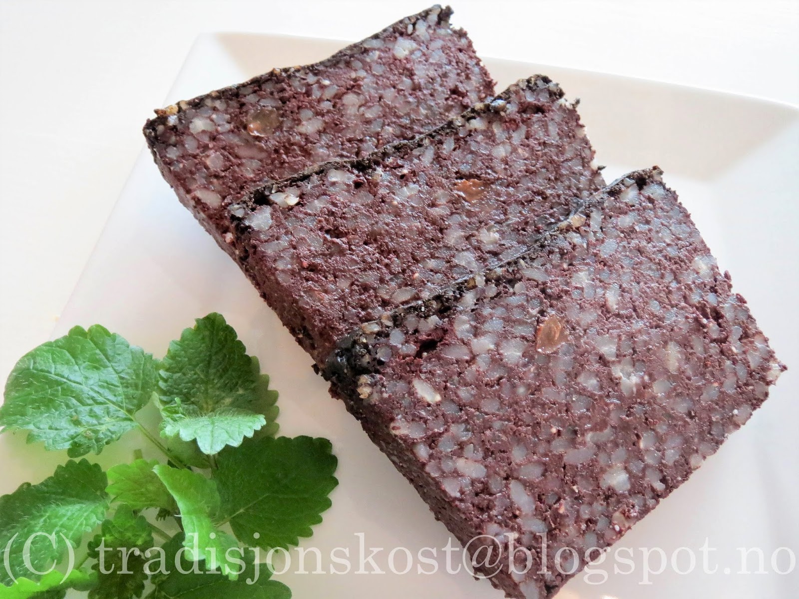 Tradisjonskost: Hjemmelaget Blodpudding!