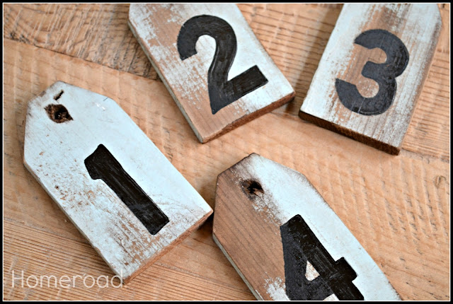 Nautical Number Tags