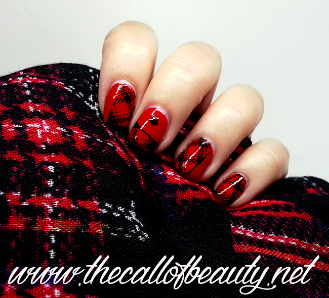 Nail Art of the Day: Check nail art for #31DC2015 Day 26 Inspired by a ...